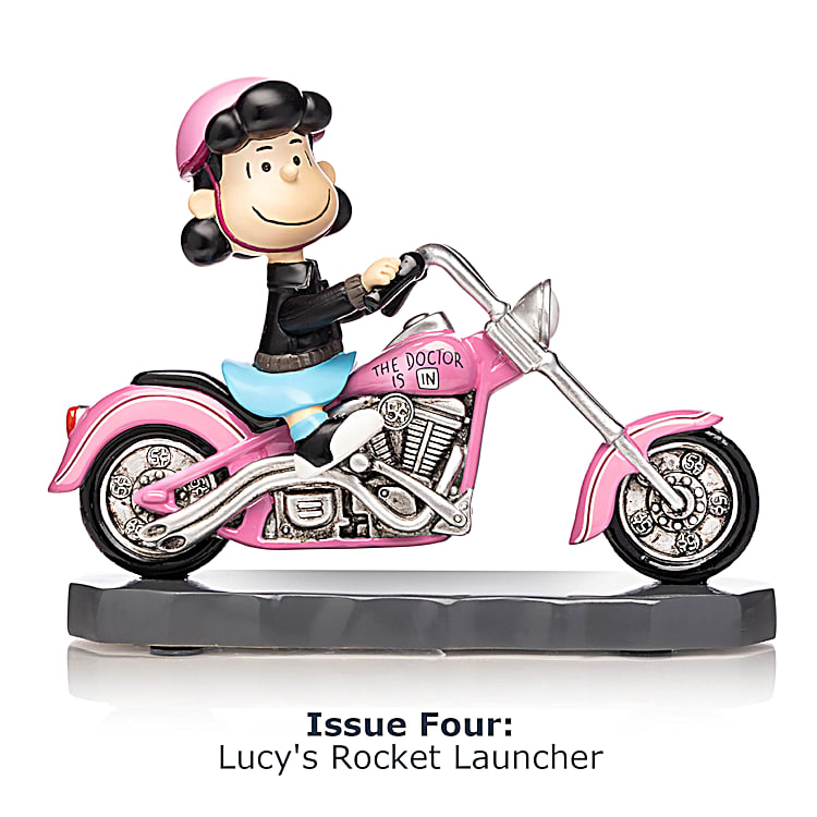 Snoopy On A Motorcycle Figurine | Reviewmotors.co