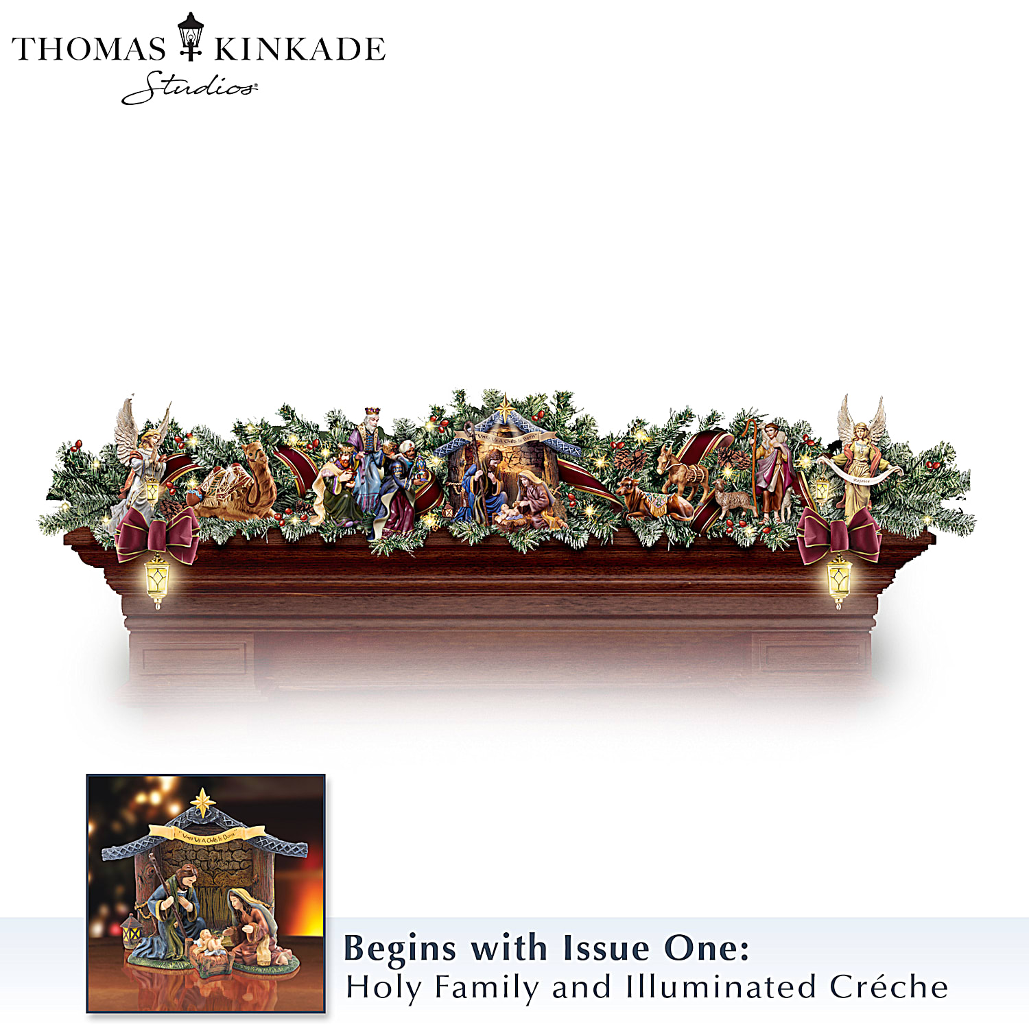 Thomas Kinkade Painting Of Nativity Scene Browse Christmas Art