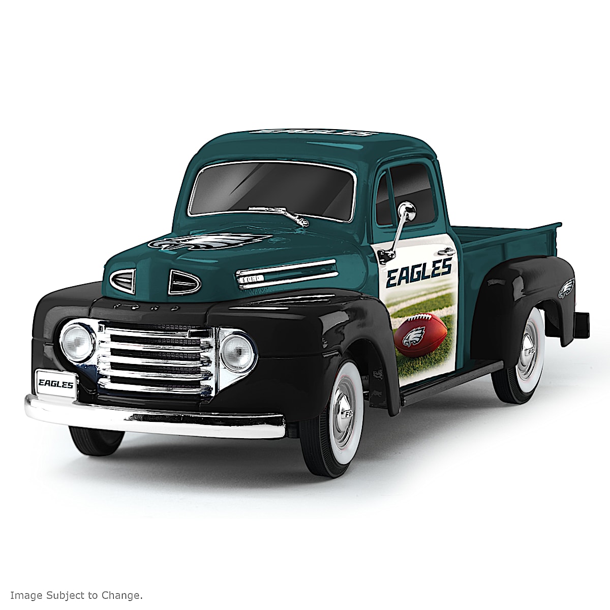 Philadelphia Eagles 1:18-Scale 1948 Ford NFL Pickup Truck Sculpture ...