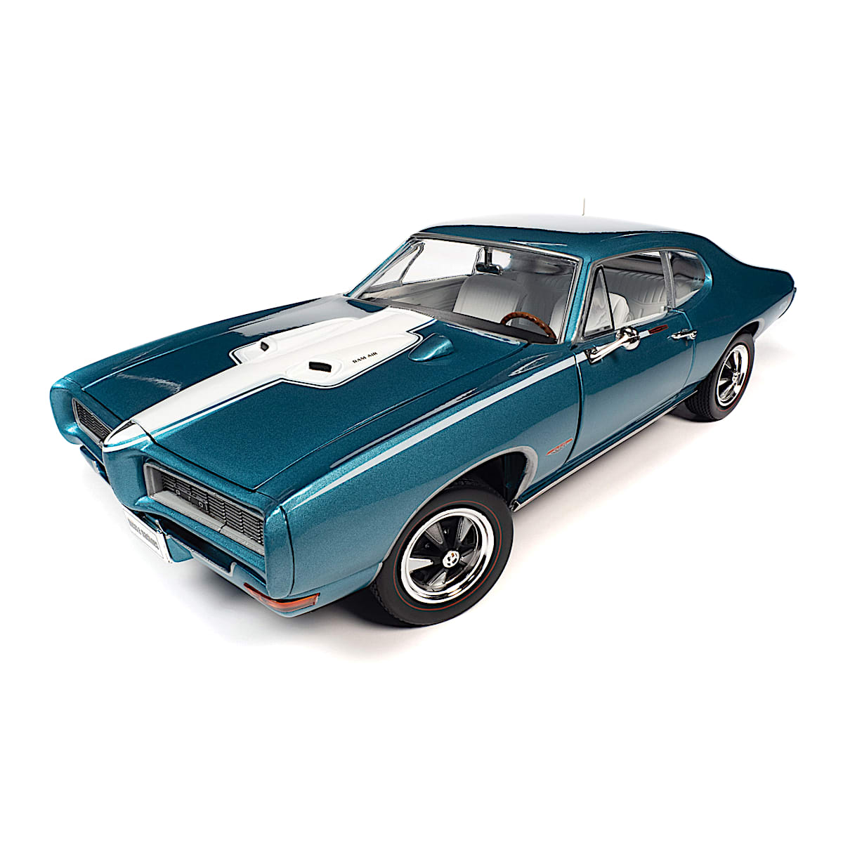 1968 Pontiac GTO 1:18-Scale Diecast Car Featuring An Authentic Meridian ...