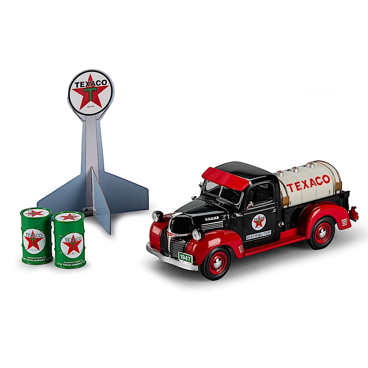 1947 Dodge WC Gasoline Delivery Diecast Tanker Truck With Two-Tone Red ...
