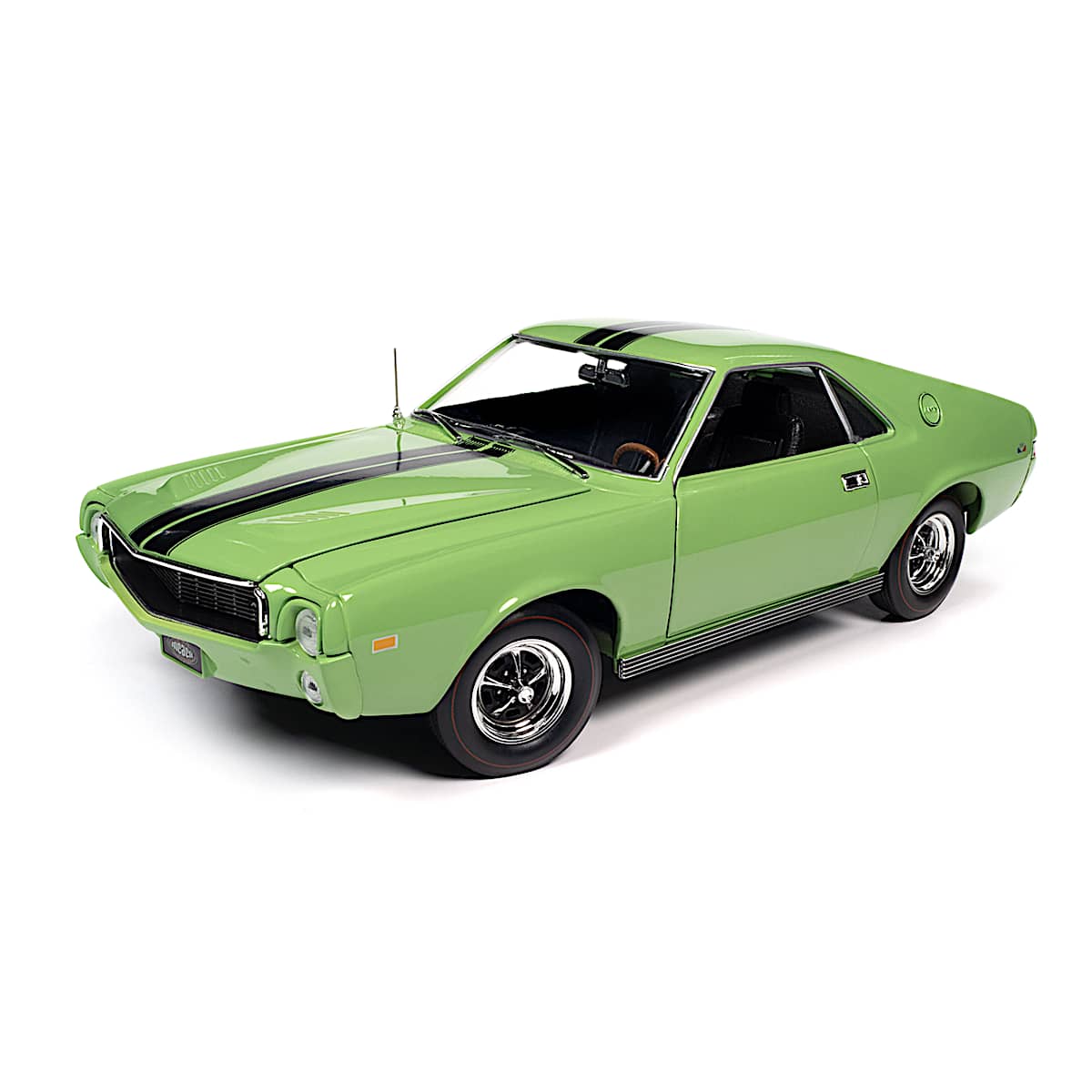 1969 AMC AMX Hardtop 1:18-Scale Diecast Car With Color-Keyed Bumpers ...