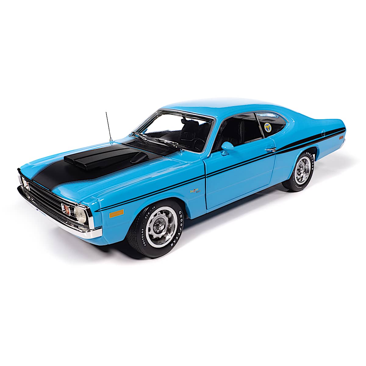 1972 Dodge Demon GSS 340 1:18-Scale Diecast Car Featuring A Petty Blue ...