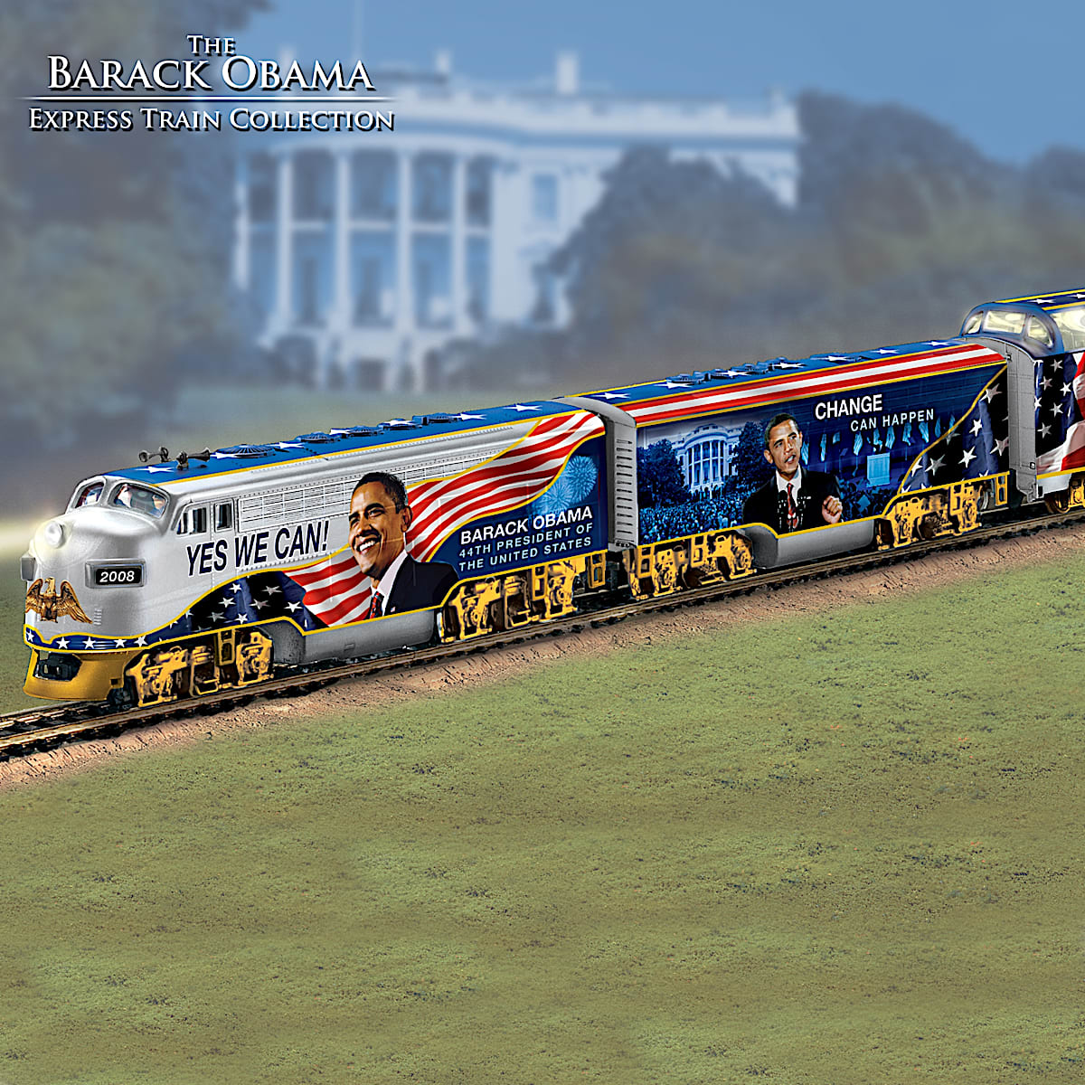 Barack Obama The Movement For Change Collectible Express Train Collection