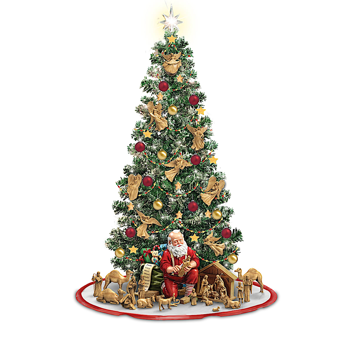 True Meaning Of Christmas Nativity Light Up Tree Collection