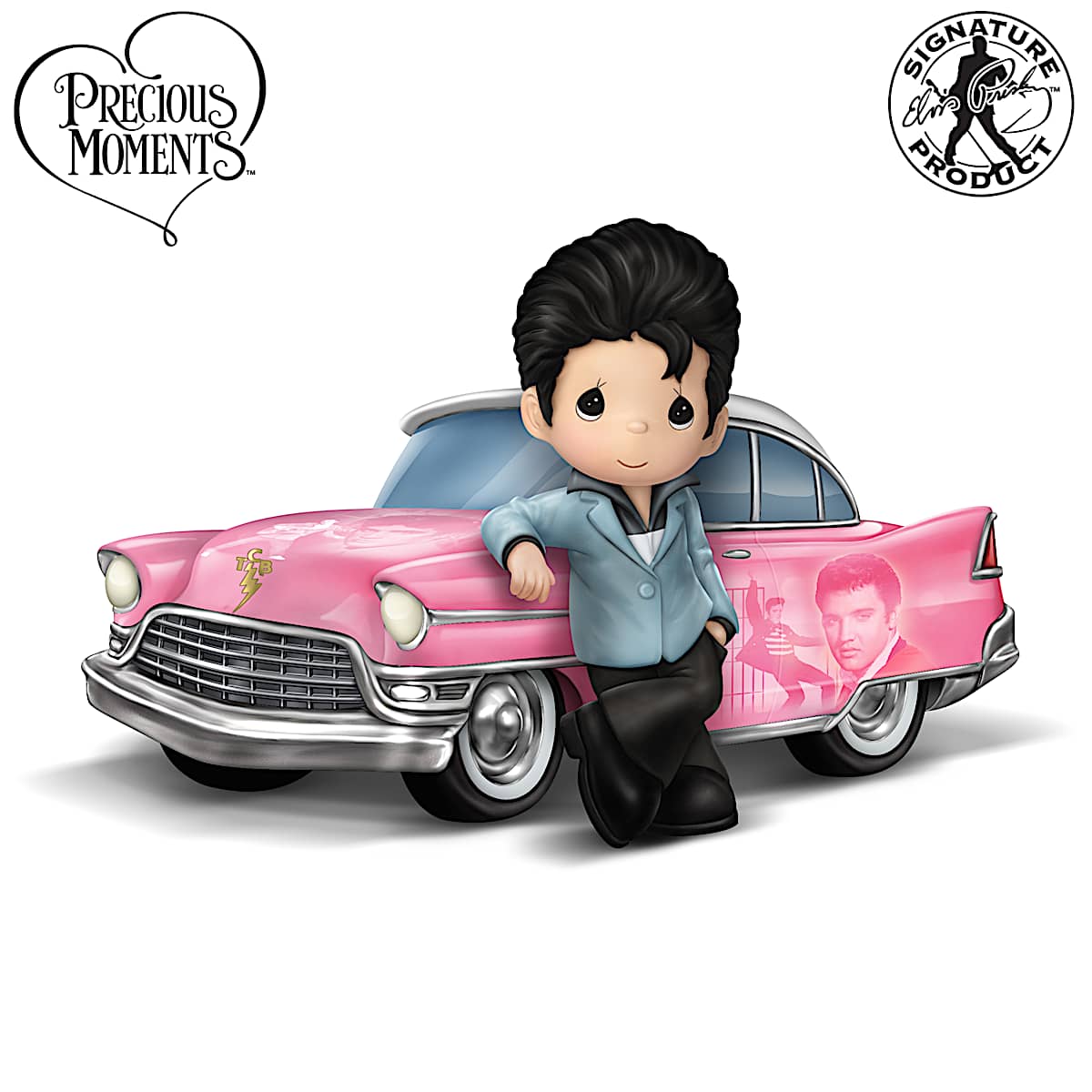 Cruisin’ With The King Hand-Painted Elvis Presley And Classic Car ...