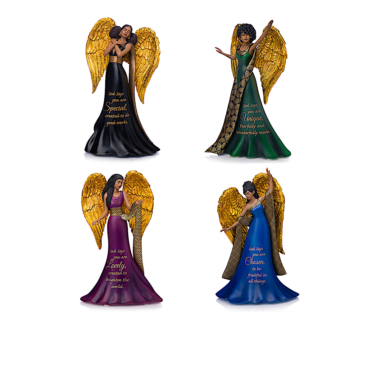 God Says You Are...Religious Angel Figurine Collection By Keith Mallett
