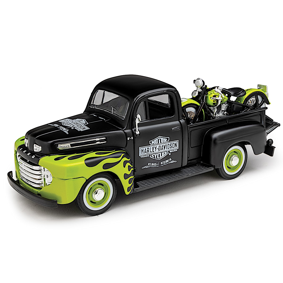 American Legend Rolls On 1:24-Scale Diecast Truck And Motorcycle ...