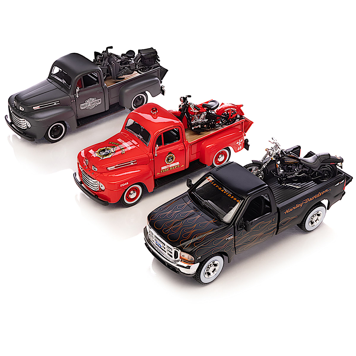 American Legend Rolls On 1:24-Scale Diecast Truck And Motorcycle ...
