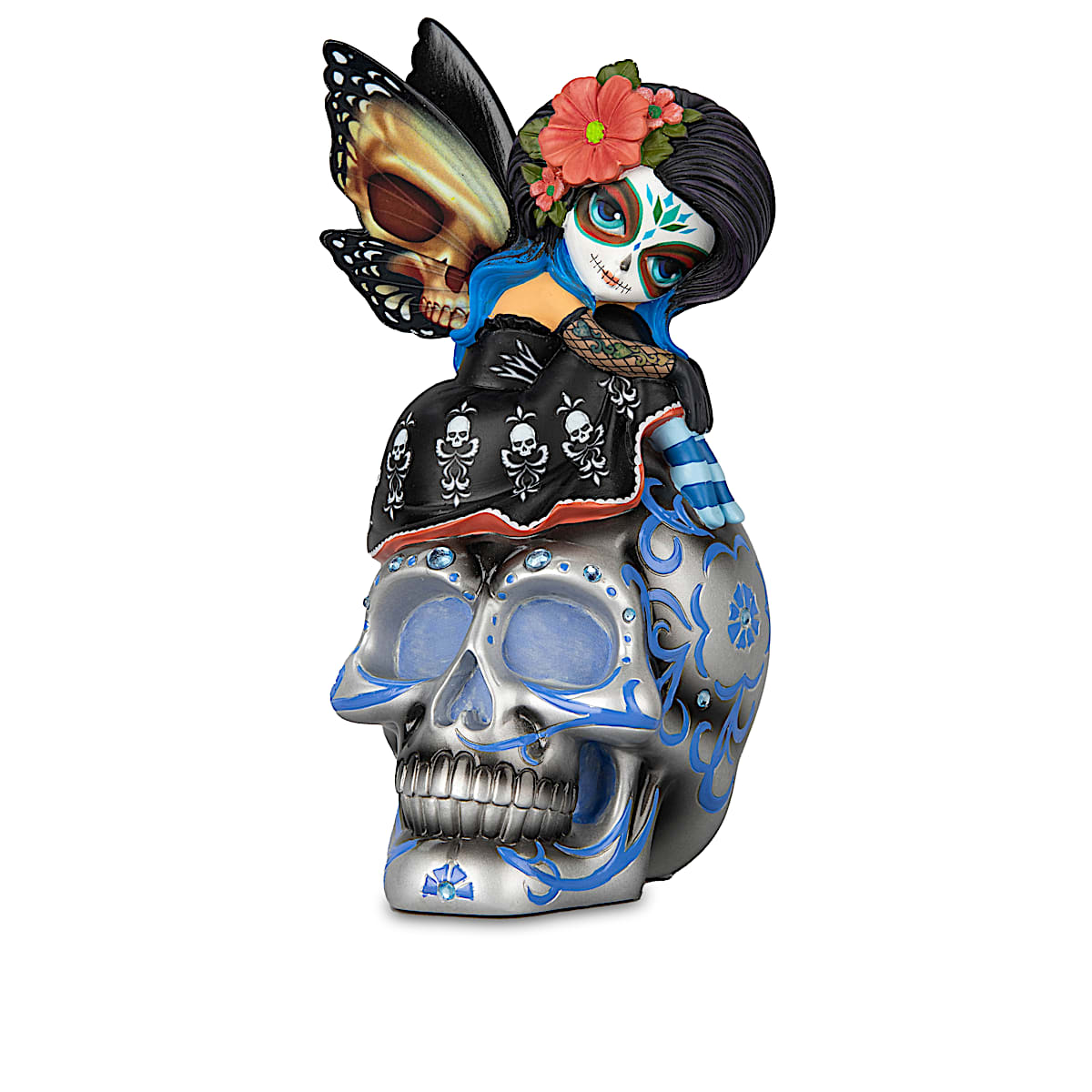 Jasmine Becket-Griffith Soulful Spirits Glow-In-The-Dark Sugar Skull ...
