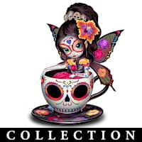 Jasmine Becket-Griffith Presents Tea With The Spirits Sugar Skull-Inspired Figurine Collection