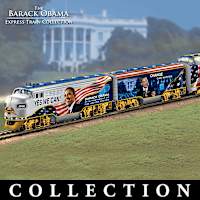 Barack Obama The Movement For Change Collectible Express Train Collection