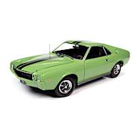 1969 AMC AMX Hardtop 1:18-Scale Diecast Car With Color-Keyed Bumpers ...