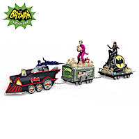 Hand-Painted BATMAN Figurine Collection Featuring The BAT-TRAIN, THE ...